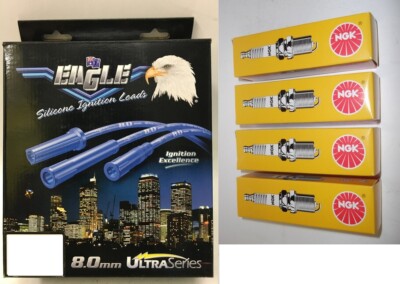 Eagle 8mm Ignition Leads & 4 Ngk Spark Plugs 84292HD-BP6ES | eBay