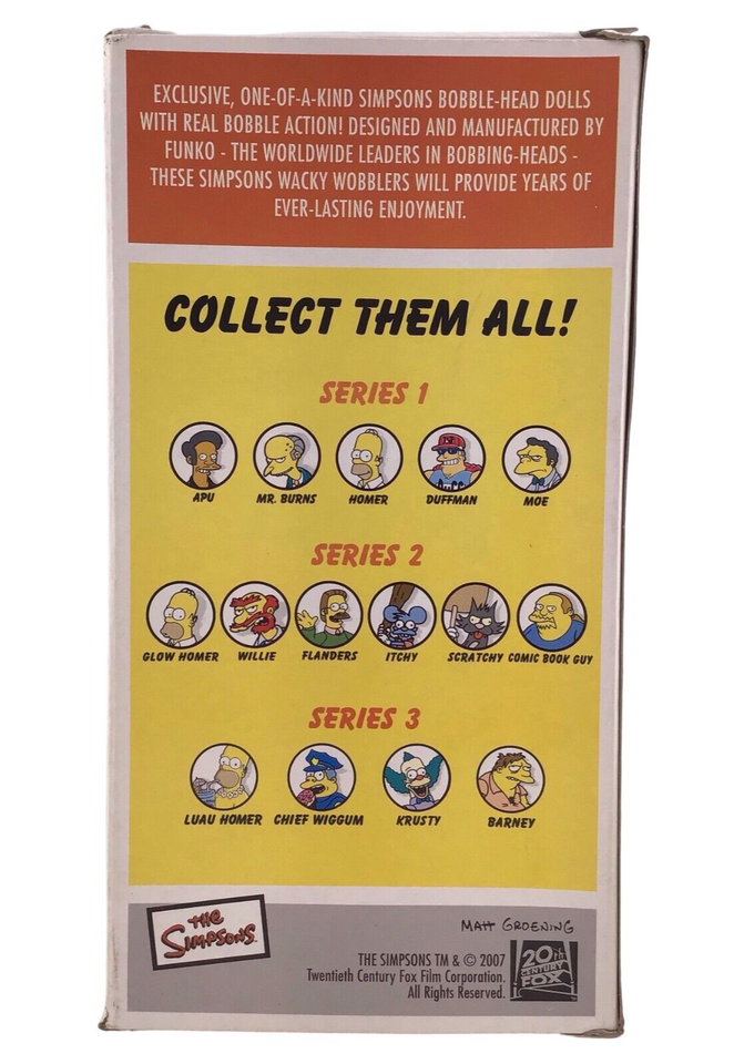 The Simpsons Luau Homer Funko Bobble Head Series 3 Wacky Wobbler ...