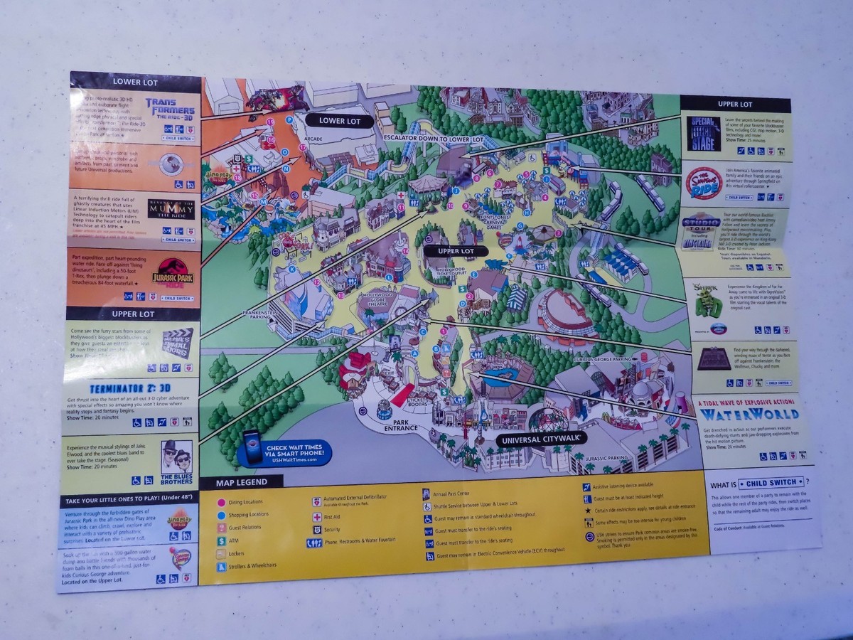 Universal Studio Map