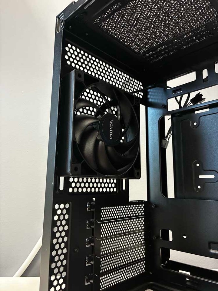 Montech Heritage Pro Case, Black, MicroATX Chassis w/ Tempered Glass ...