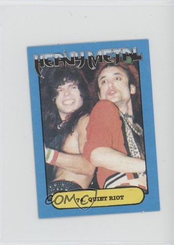 1988 Monty Gum Heavy Metal Quiet Riot #74 2xw | eBay