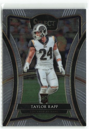 Taylor Rapp RC 2019 Panini Select Premier Level Los Angeles Rams #177 ...