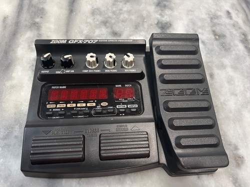 Zoom GFX 707 Guitar Effects Pedal processor tested works | eBay