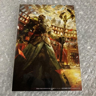Overlord Exhibition Osaka Limited Postcard Ainz | eBay