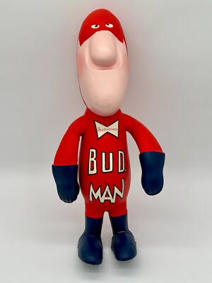 Budweiser Bud Man Budman Foam Figure Doll Beer Collectible - RARE | eBay