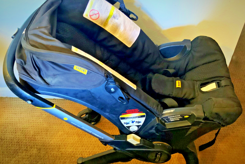Doona+ Convertible Stroller w/ Accessory Car Base – Black | Used | eBay