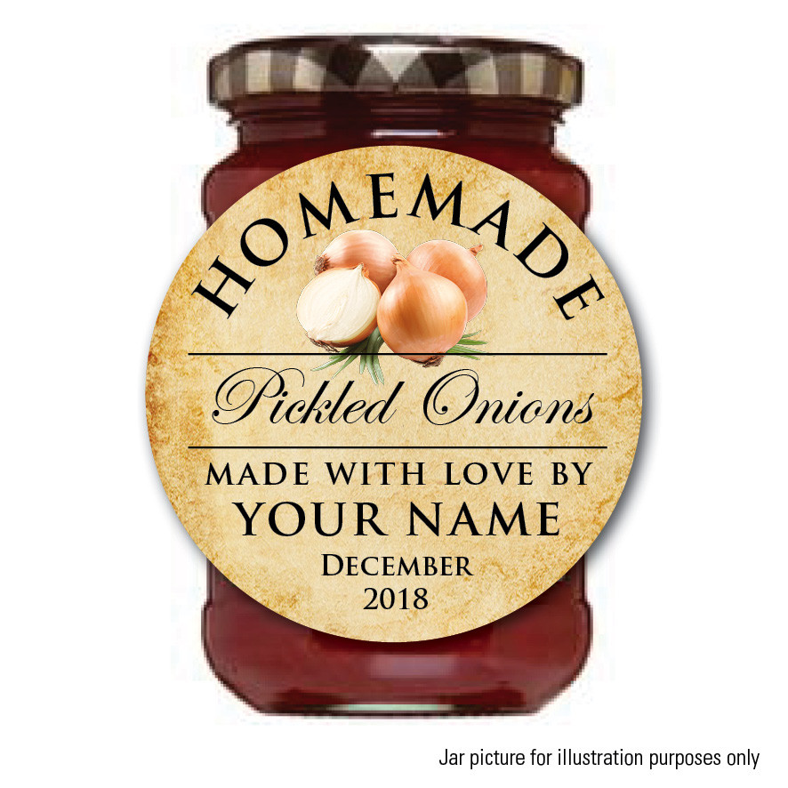 PERSONALISED JAM POT LID JAR LABEL STICKER HOMEMADE PRESERVE CONSERVE ...