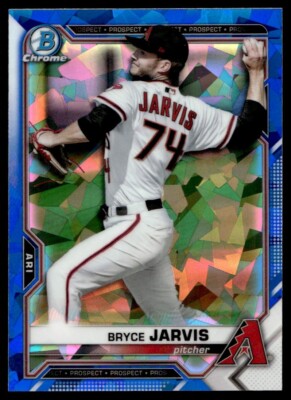2021 Bowman Chrome Sapphire Bryce Jarvis G63 Arizona Diamondbacks #BCP ...