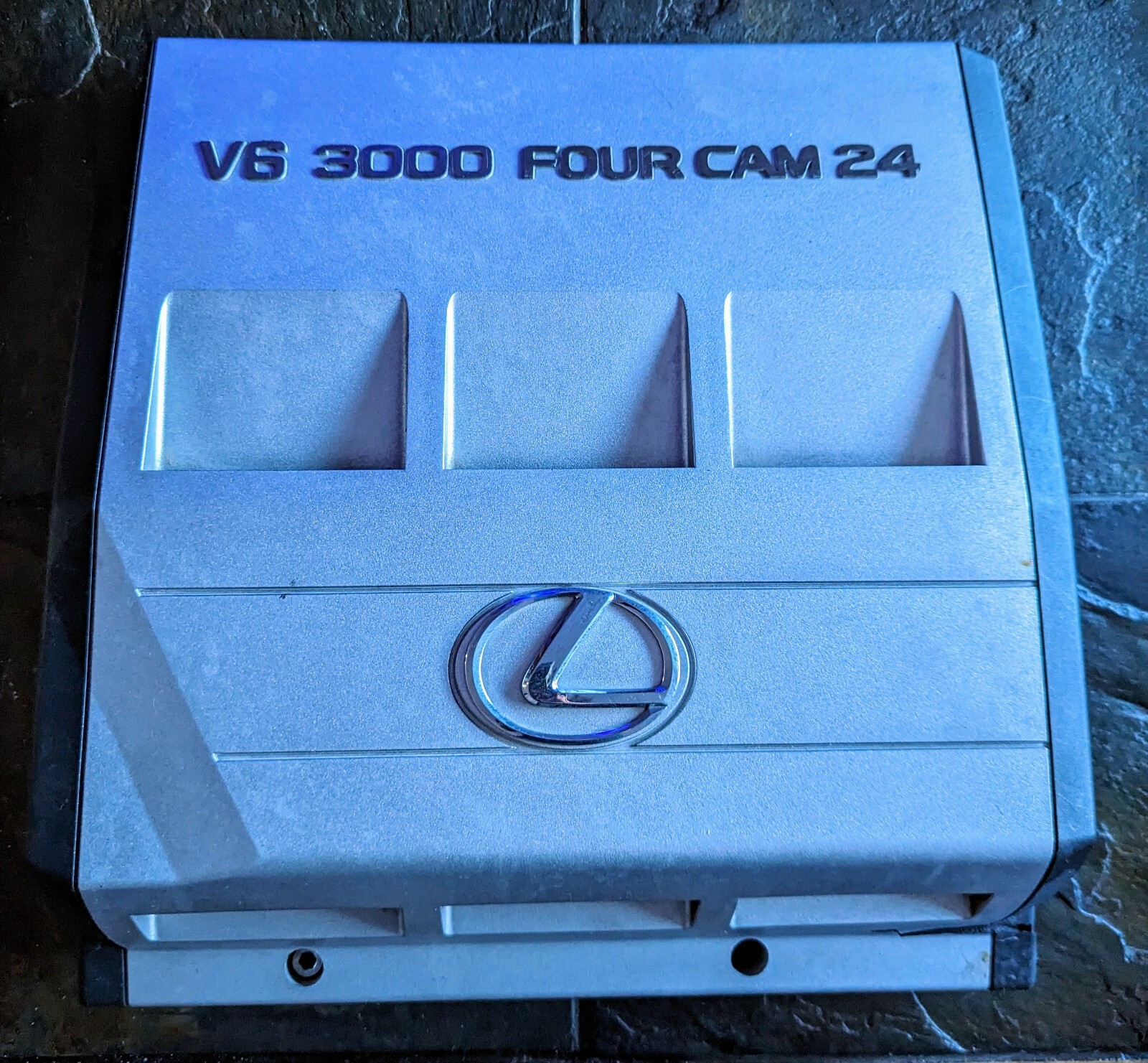 OEM 97 98 99 00 01 Lexus V6 3000 Four Cam 24 ES300 Silver Engine Cover ...