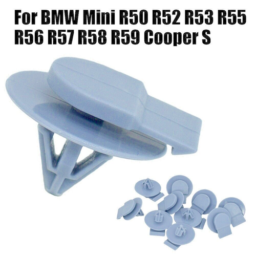 MINI BMW Wheel Arch Side Skirt Trim Clips x10, 2001-2014 R50 R53 R55 ...