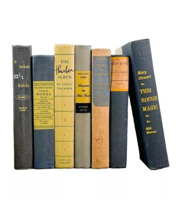 📚 Lot of 6 Old Vintage Hardcover Books Timeless Library Decor - FREE ...