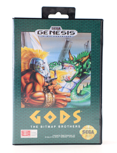 Genesis Gods the Bitmap Brothers Sega Genesis W/ Case Cleaned & Tested ...