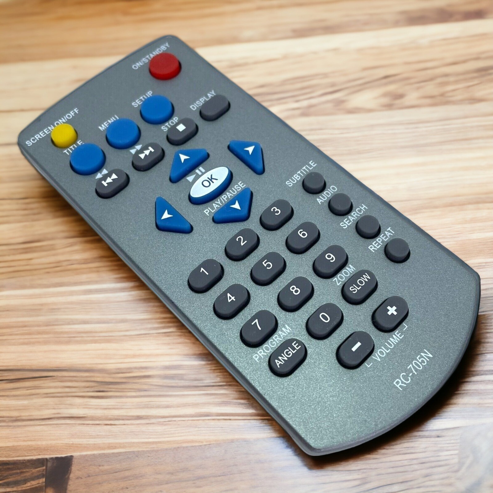 Audiovox RC-705N Portable DVD Player Remote Replacement OEM - Tested ...