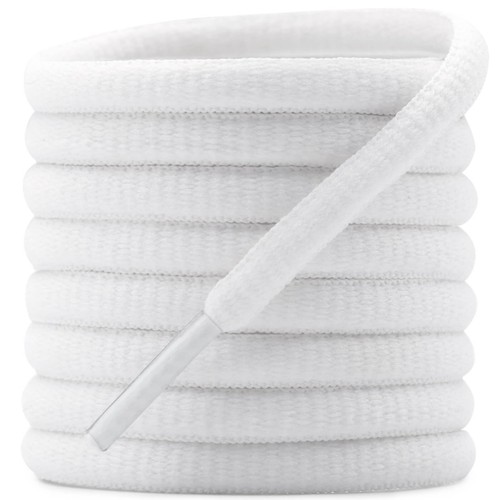 2 Pair Oval Shoes laces Half Round 1/4" Athletic Shoelaces Shoe Strings ...