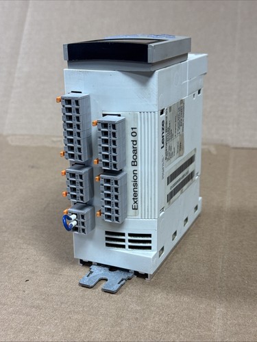 LENZE EPL-10200 459576 DRIVE PLC & EPZ-10201 Ext Board 01 EMZ9371BC ...
