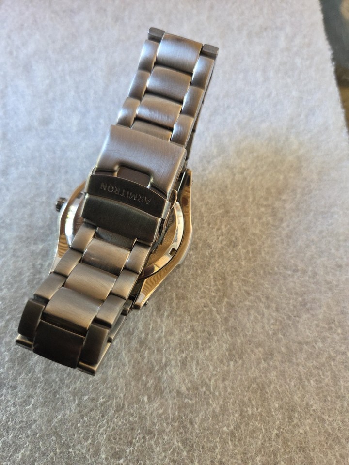 Armitron Automatic Skeleton Watch Water Resistant 165 Ft 7.5" WRIST | eBay