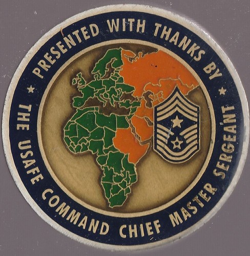 USAF The USAFE Command Chief Master Sergeant Coin 1.5 "DIA | eBay