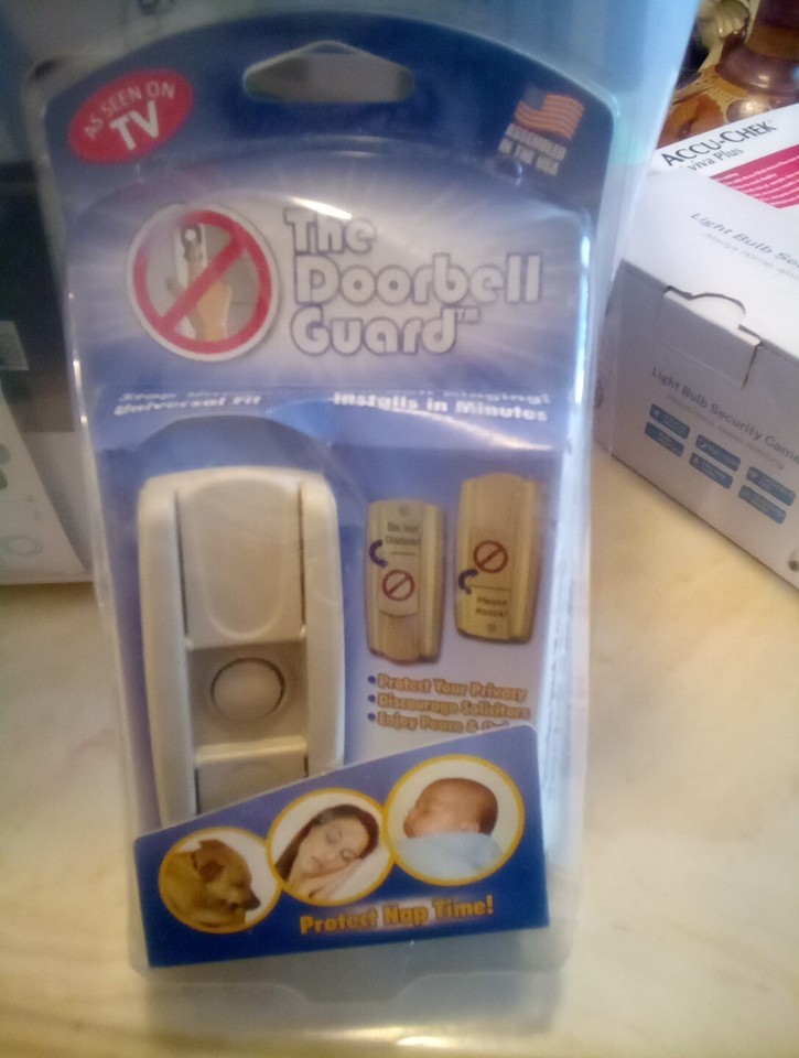 NEW "The Doorbell Guard" - Door Bell Lock - Stop People from Ringing ...
