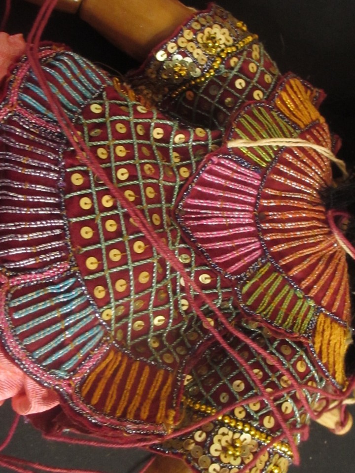 Antique Burmese Hand Carved Wooden Marionette String Puppet With Handle ...