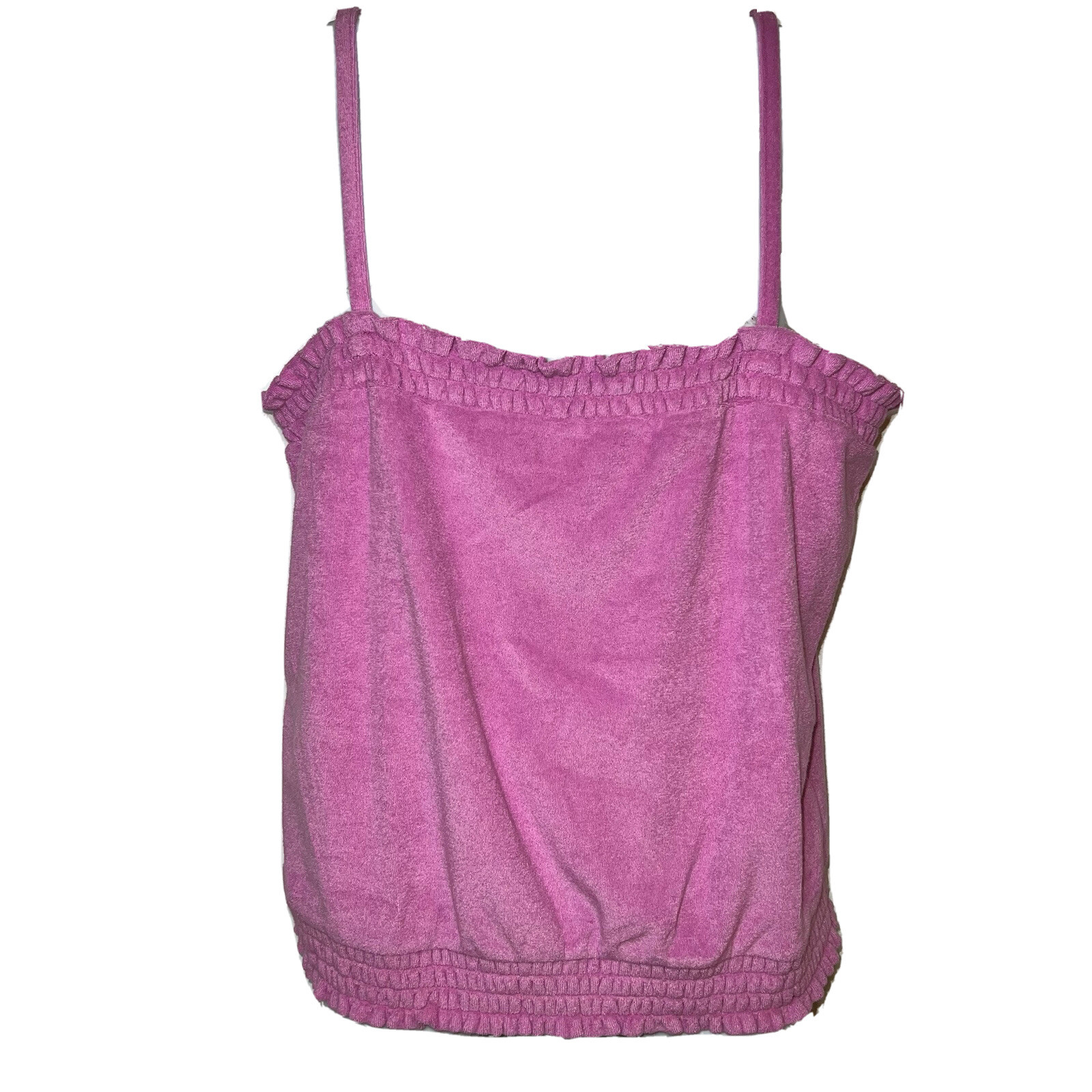 J Crew Women’s NEW Pink Towel Terry Tank Top-Size XL | eBay