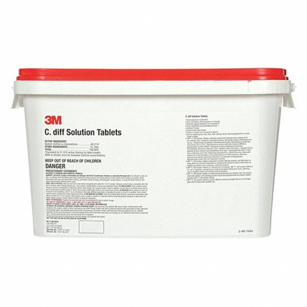 3M 85938 C. Diff Solution Tablets Expiration 2025 (Bucket of 140 ...