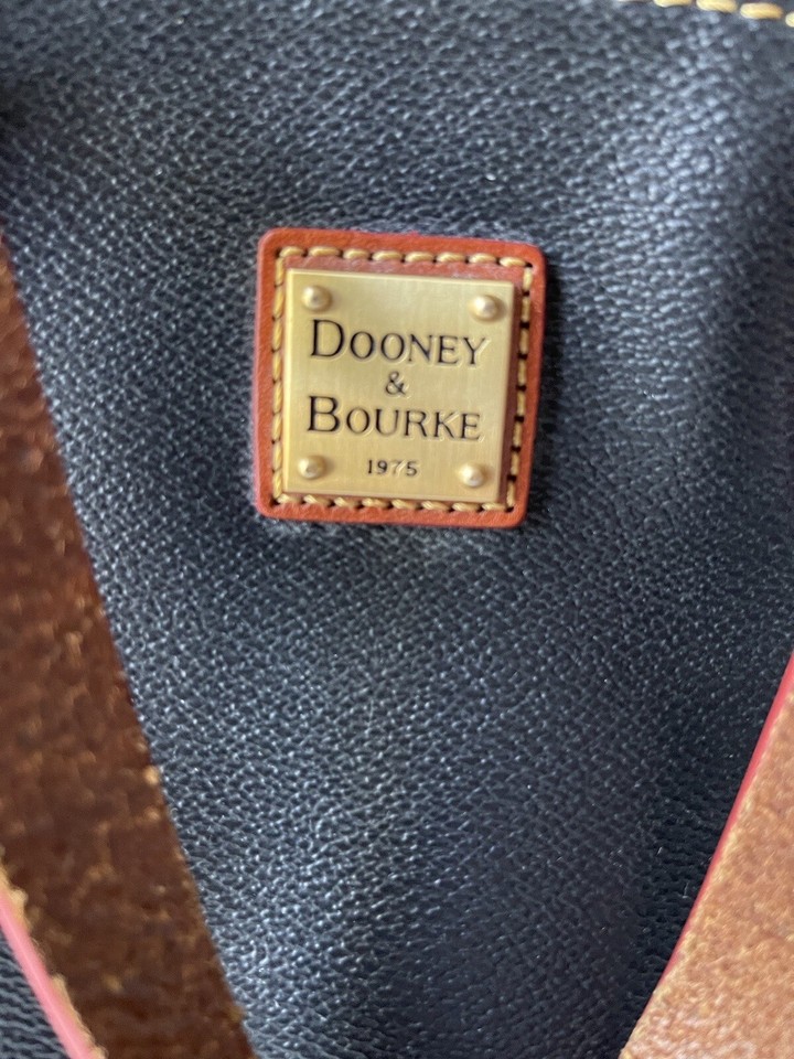 Dooney & Bourke Eva Coated Cotton Satchel - Black | eBay