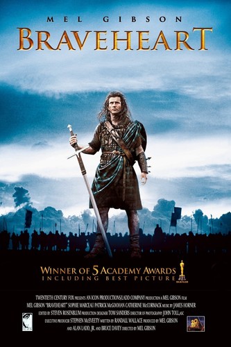 1995 Braveheart Movie Poster 11X17 Mel Gibson William Wallace King ...