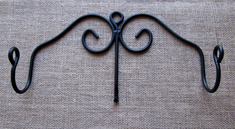 Hanging Rolling Pin Holder - Amish forged wrought iron -sturdy strong ...