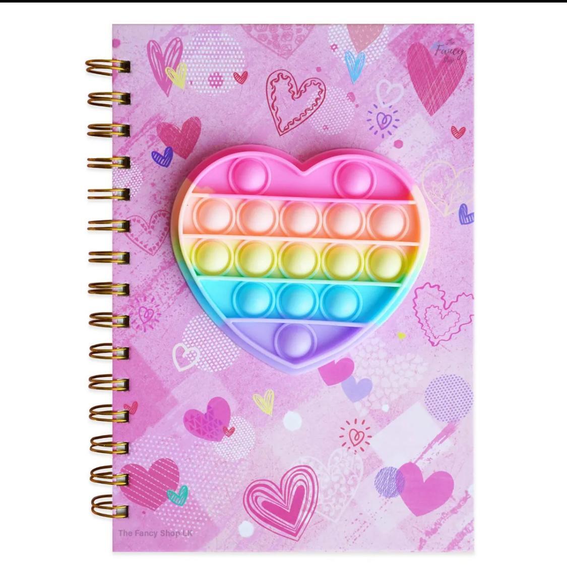 Pop it notebook hardcover A5 autograph diary for girls | eBay