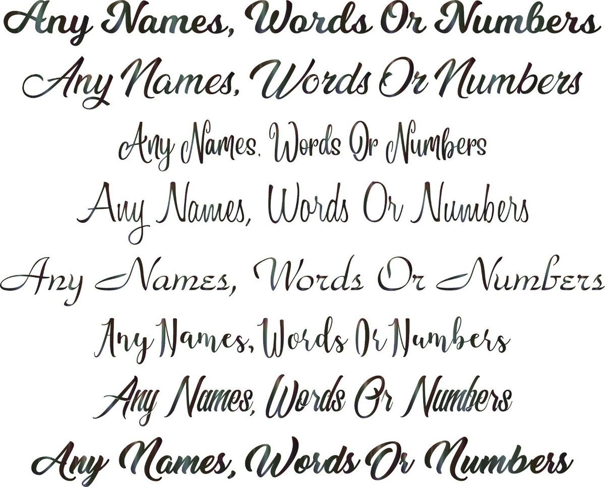 Fancy Letters For Names