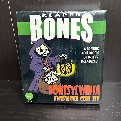 Reaper Bones Miniatures Kickstarter Core Set Bonesylvania FREE SHIPPING ...