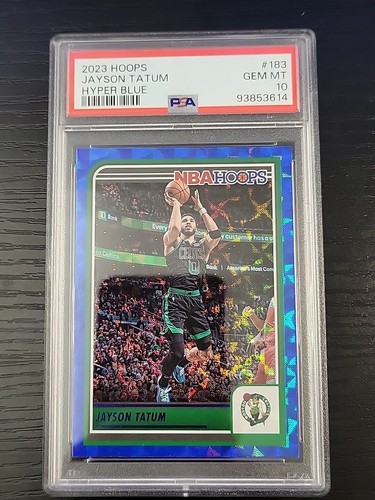 2023-24 Panini NBA Hoops - Hyper Blue #183 Jayson Tatum for sale online ...