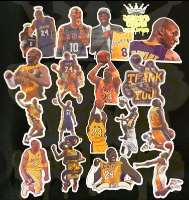 17pcs Kobe Bryant Glossy Stickers | eBay