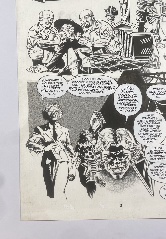 Elvira Mistress Of The Dark Comic 91 Pg 6 Original Art By Dave Simons ...