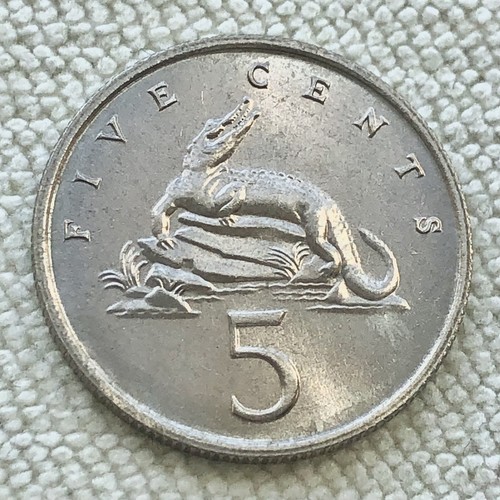 1969 JAMAICA 5 CENTS BU BRILLIANT UNCIRCULATED - FIRST NATIONAL COINAGE ...