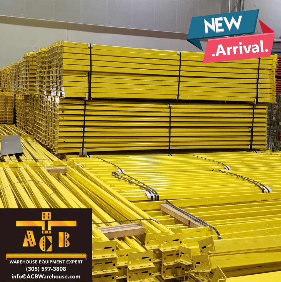 Pallet Rack Beams 12' x 2.5" - Bulldog Rack Made in USA - For Light ...