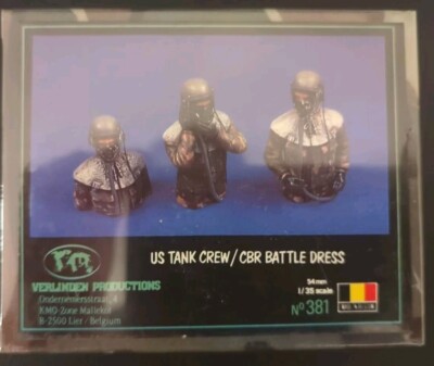 Verlinden Models 1:35 U.S. Army Tank Crewmen In CBR Battle Dress, New ...