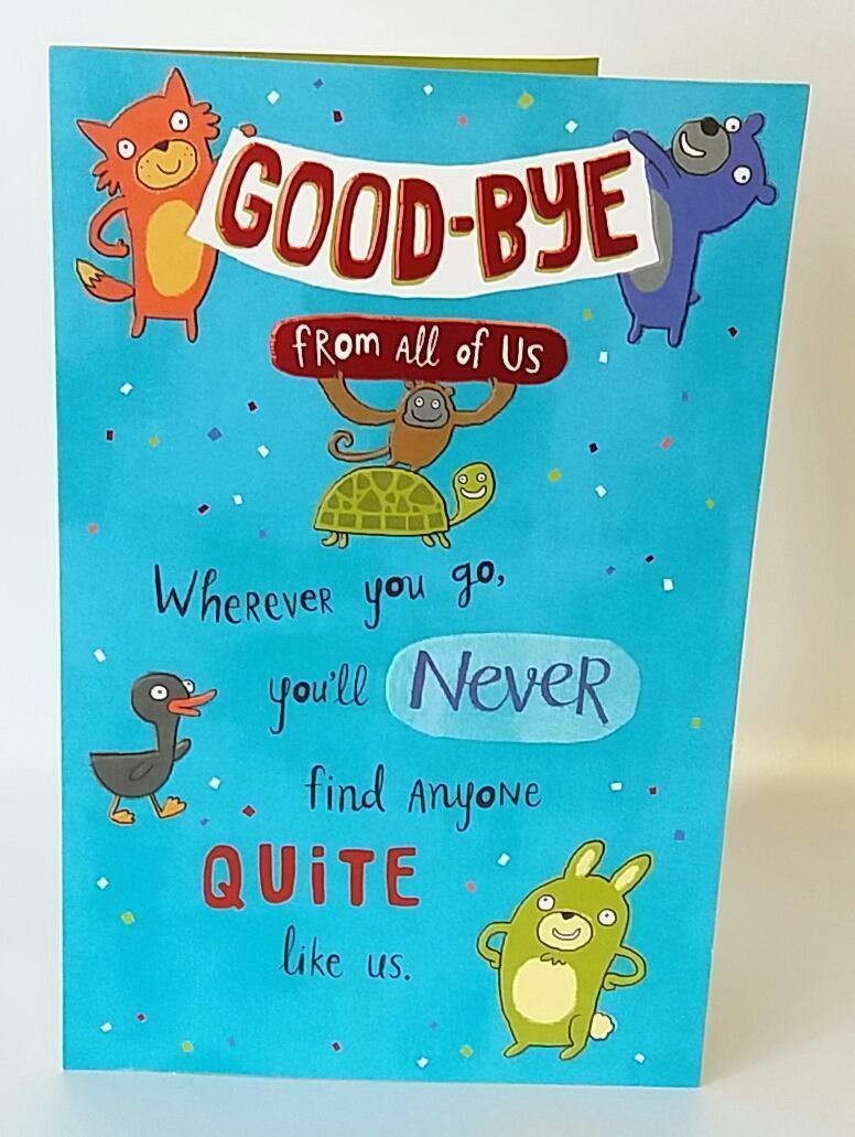 Goodbye Friends Memes Spider's Last Day At Work; Funny Goodbye Card;