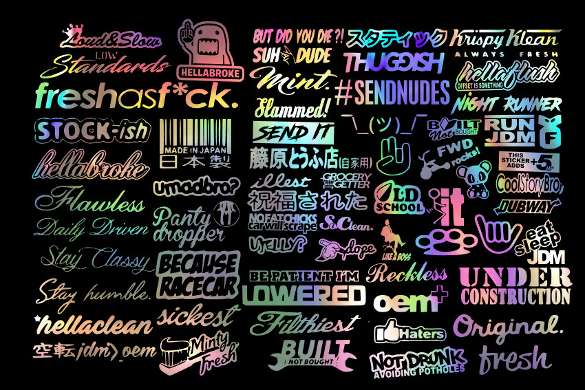 Hellaflush Stickers Pack