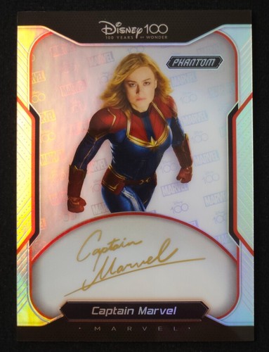 Captain Marvel 2023 Kakawow Phantom Disney 100 Marvel Signature Auto ...