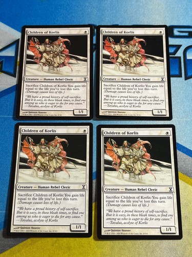 Magic the Gathering MTG Time Spiral CHILDREN OF KORLIS x4 | eBay