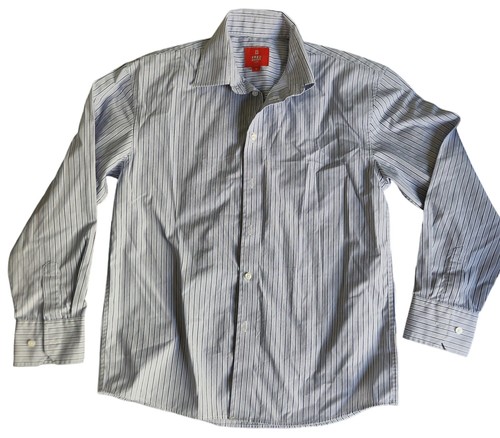 FRED BRACKS Stripe Kids Button-Down Shirt (Size 14, Blue) | eBay Australia