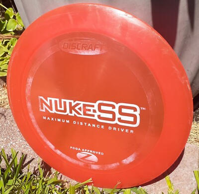 OG-Run NUKE SS 176g 13/5/-3/3 Discraft DISTANCE DRIVER, Disc Golf -RED ...