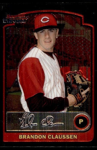 2003 BOWMAN DRAFT PICKS & PROSPECTS BRANDON CLAUSSEN CINCINNATI REDS # ...