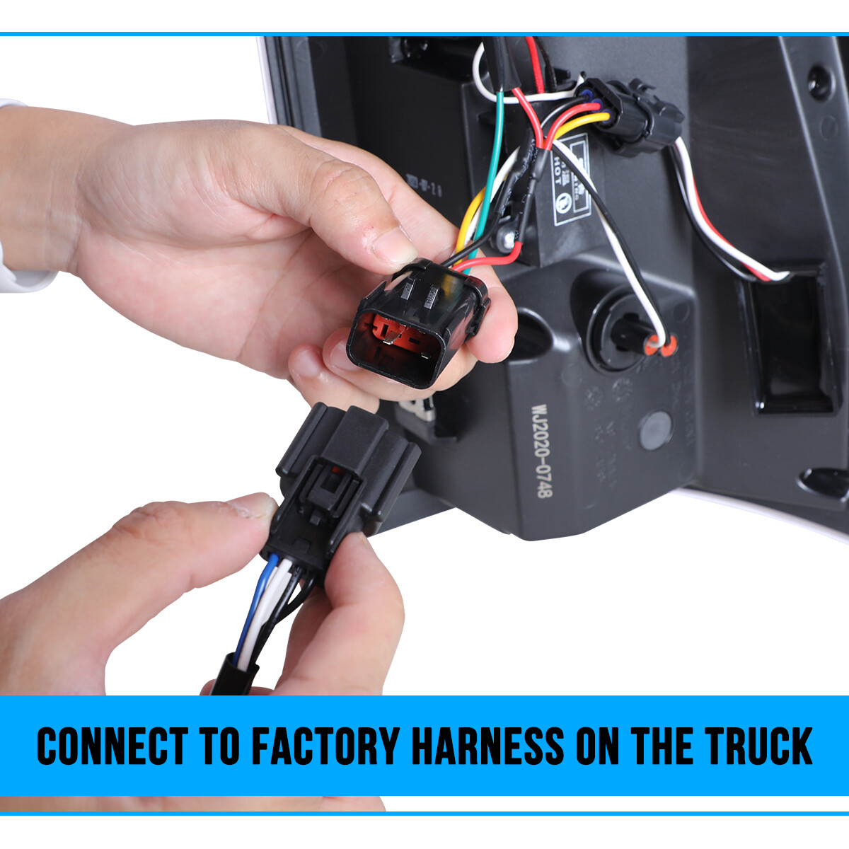 LED Type Tail Lights Wiring Harness For 2013-2022 Dodge Ram 1500 ...