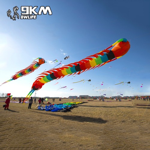 12m Centipede Kite Line Laundry Kite Soft Inflatable 30D Ripstop Nylon ...