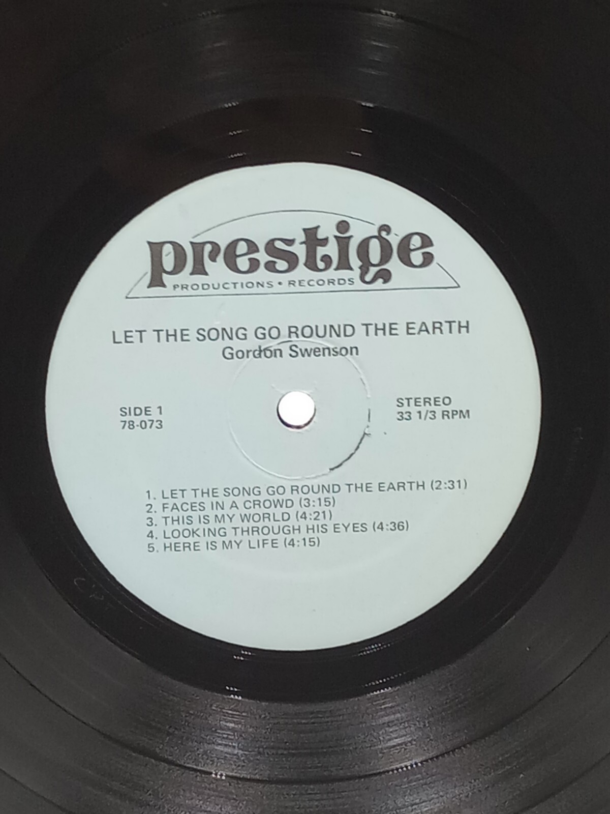 BOXDG14 Gordon Swenson - Let The Song Go Rond The Earth Prestige ...