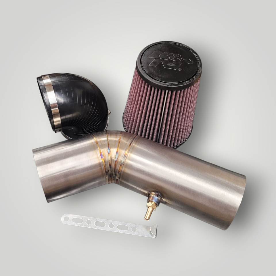 Universal 4" inch intake W/ filter for LSX LS1 LS2 LQ4 LQ9 4.8L 5.3L 5 ...