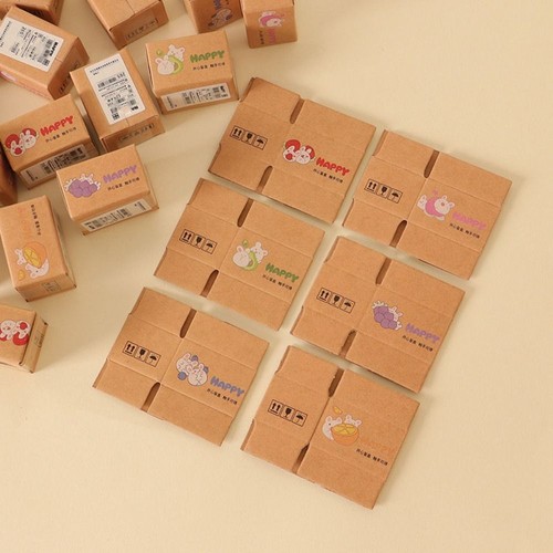 5Pcs Mini Carton Express Box 1:12 Doll House Decor Dollhouse Decoration ...