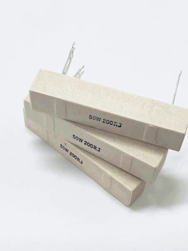 50W Speaker Divider Crossover Wire-Wound Ceramic Cement Resistor:0.1OHM ...